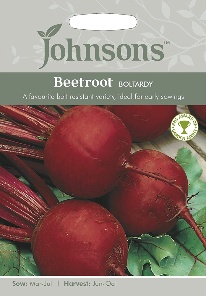 Beetroot Seeds 'Boltardy' by Johnsons - kazco.co.uk